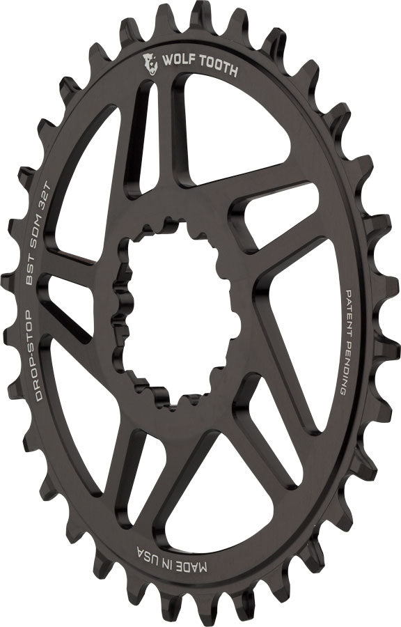 Wolf Tooth Direct Mount Chainring - 36t SRAM Direct Mount Drop-Stop Fo ...