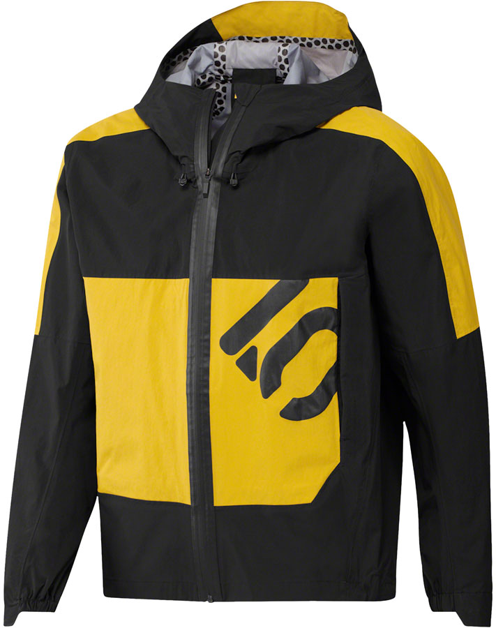 Five Ten All Mountain RAIN.RDY Jacket - Black/Hazy Yellow Men's Small ...