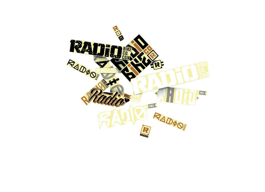 Radio Sticker Pack 15 Stickers – H8BIKES